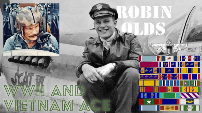 “Triple Ace” American Fighter Pilot “Robin Olds” – World War II and ...