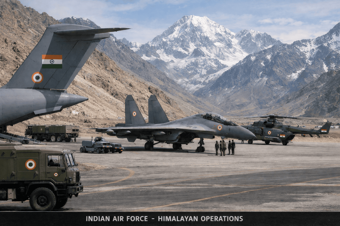 Nyoma Airfield in Ladakh – Operational Status and Strategic ...
